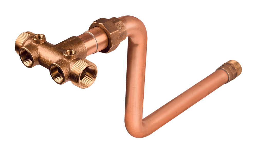 Bronze Fab. Elevated Tees - Union On Rise - Wells Water Systems